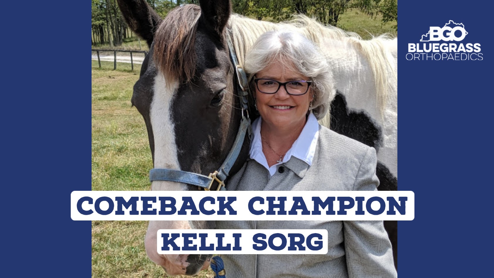 BGO Champion Kelli Sorg | Bluegrass Orthopaedics