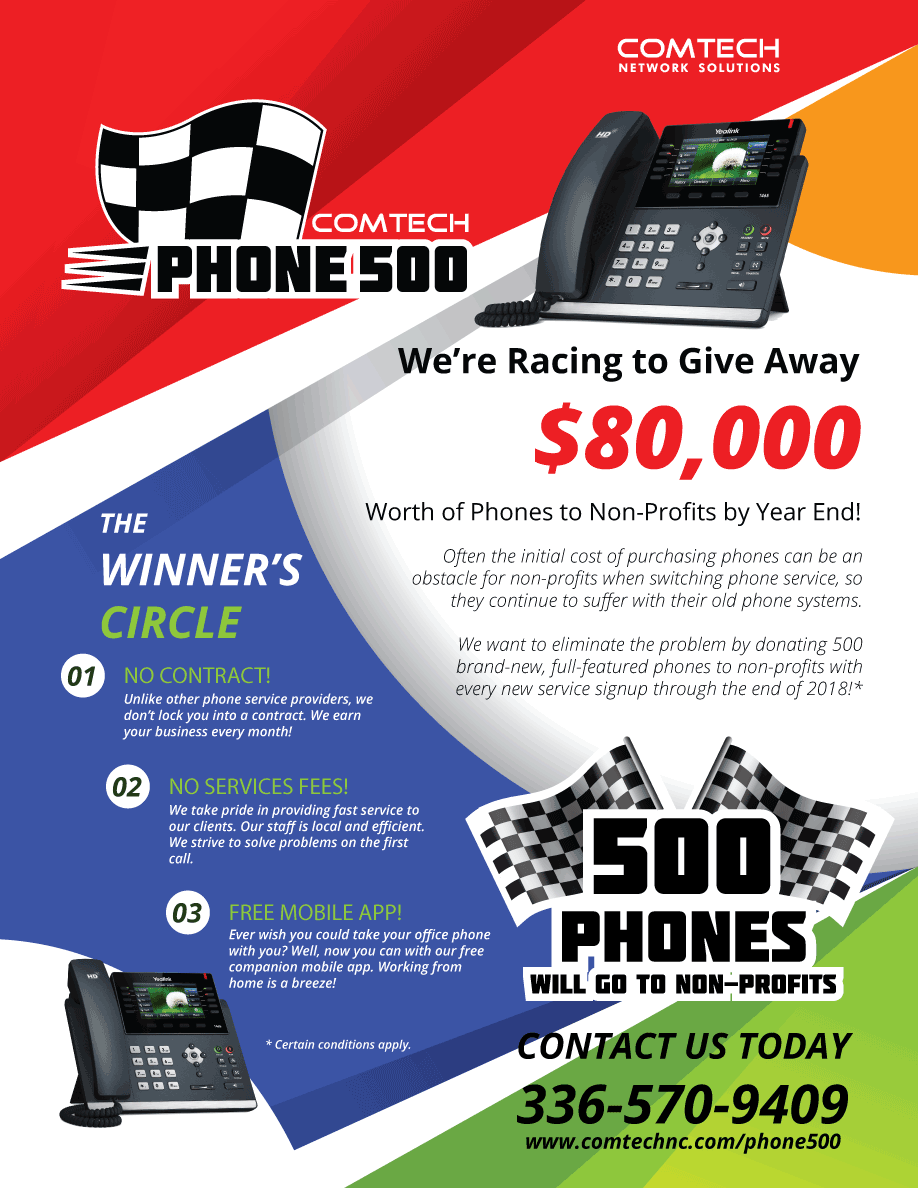 We’re Giving Away 500 Phones! | ComTech Network Solutions