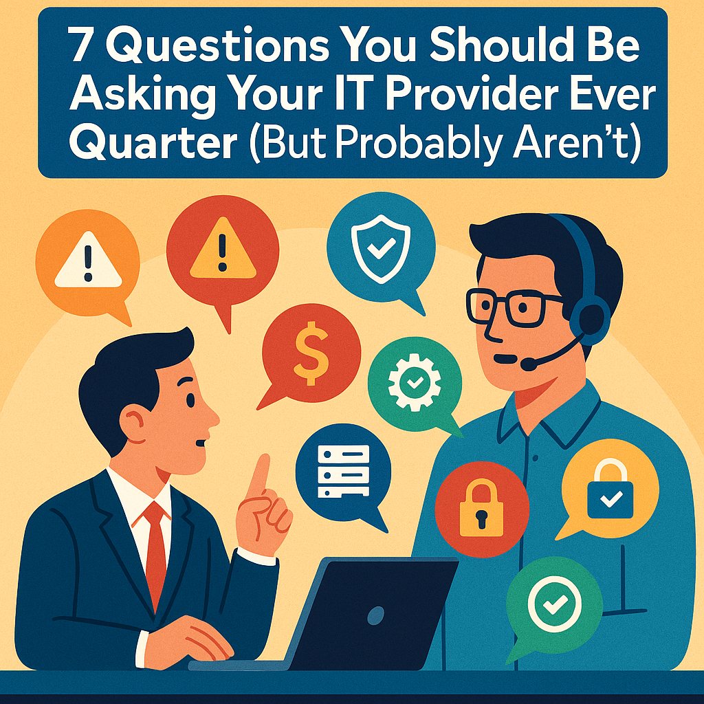 7 Questions You Should Be Asking Your IT Provider Every Quarter (But ...