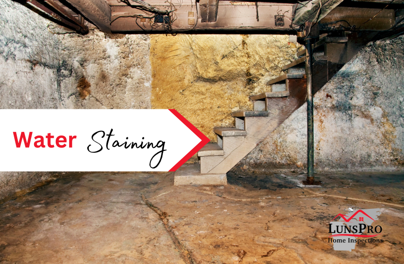 Water Staining | LunsPro Inspection Group