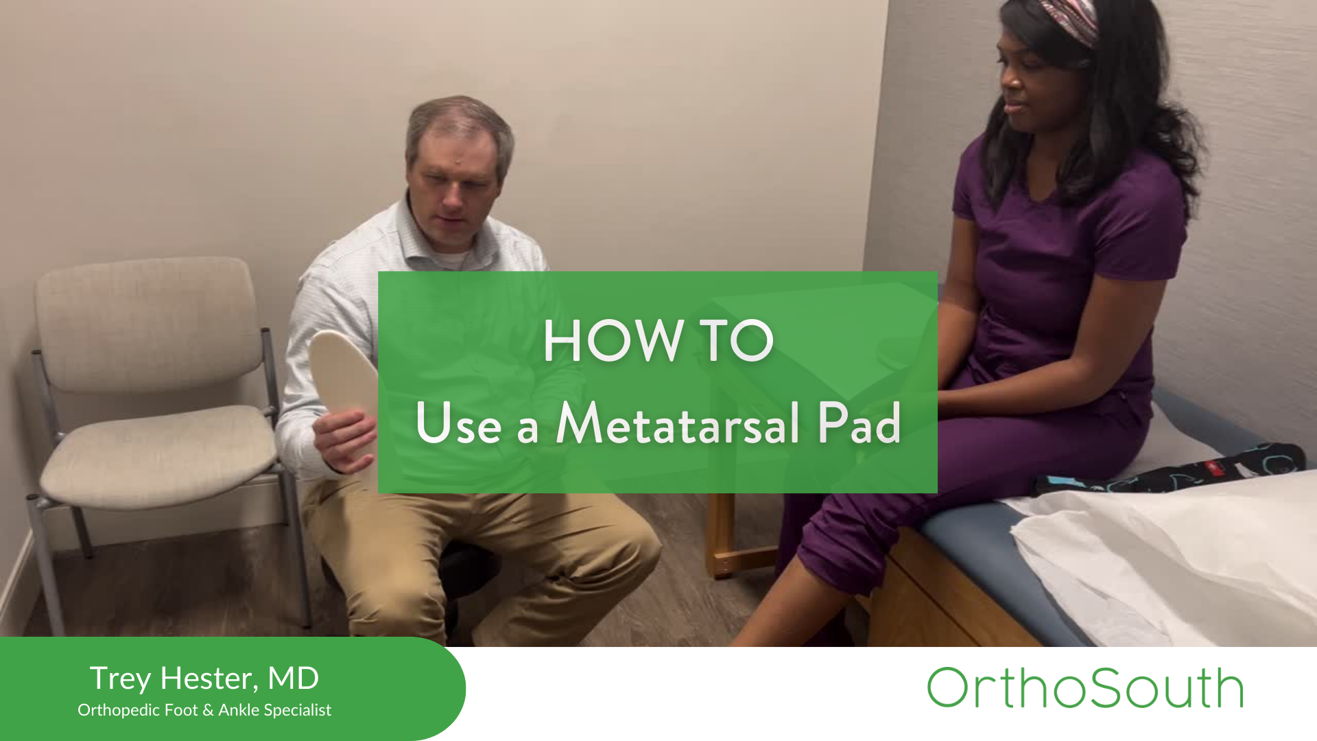 How to Use a Metatarsal Pad | OrthoSouth