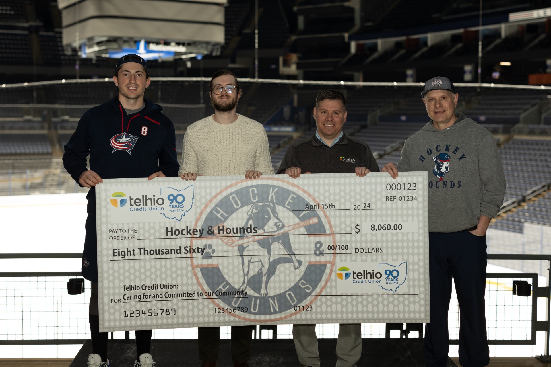 Telhio Supports Hockey + Hounds | Telhio Credit Union