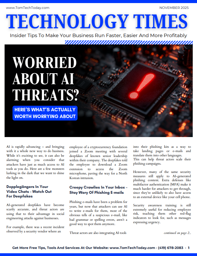 November Newsletter | Tomorrow's Technology Today