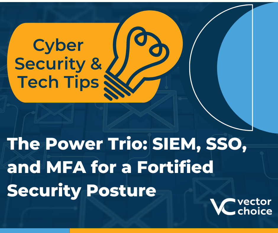 The Power Trio: SIEM, SSO, and MFA for a Fortified Security Posture