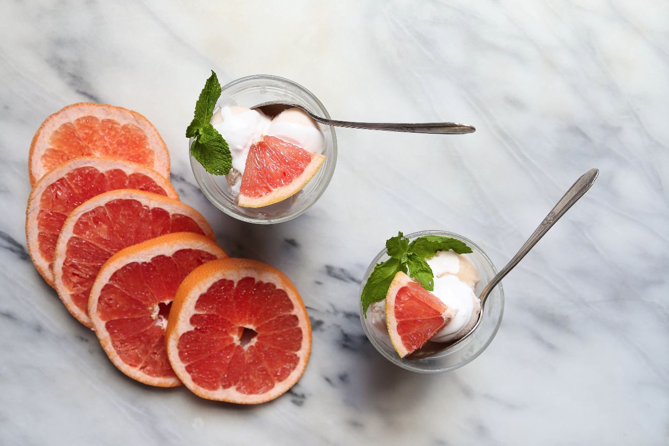 Grapefruit & Coconut Shaved Ice | Where Y'at New Orleans