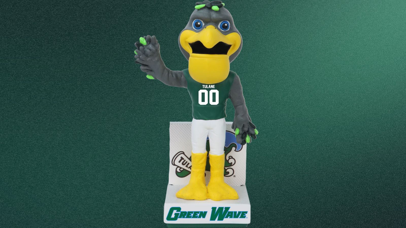 National Bobblehead Hall of Fame Unveils New Tulane Mascot Bobblehead ...